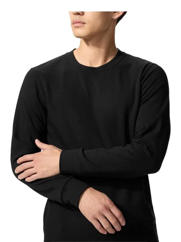 Uniqlo Heattech Ultra-warm Crew Neck T-shirt - Black