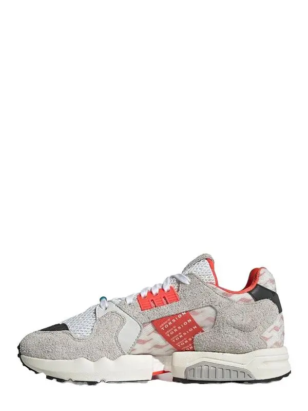 Adidas Zx Torsion 'solar Red' Sneakers - White