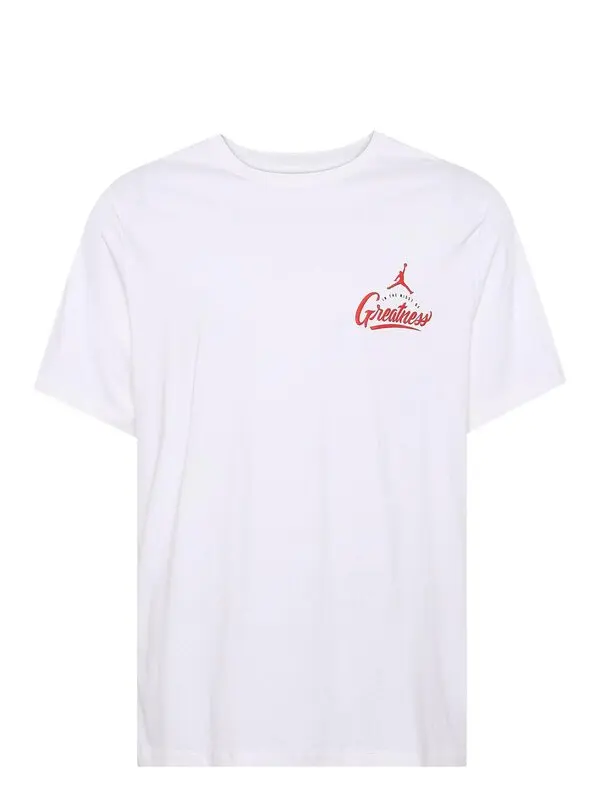 JORDAN Basketball Graphic Print T-shirt - White