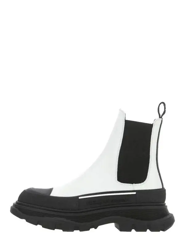 Alexander McQueen Tread Slick Boots - White/black