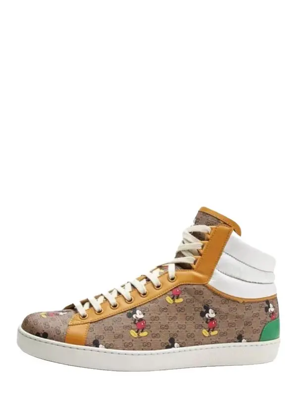 Gucci X Disney Mickey Mouse Gg High Top Sneakers - Multi-color