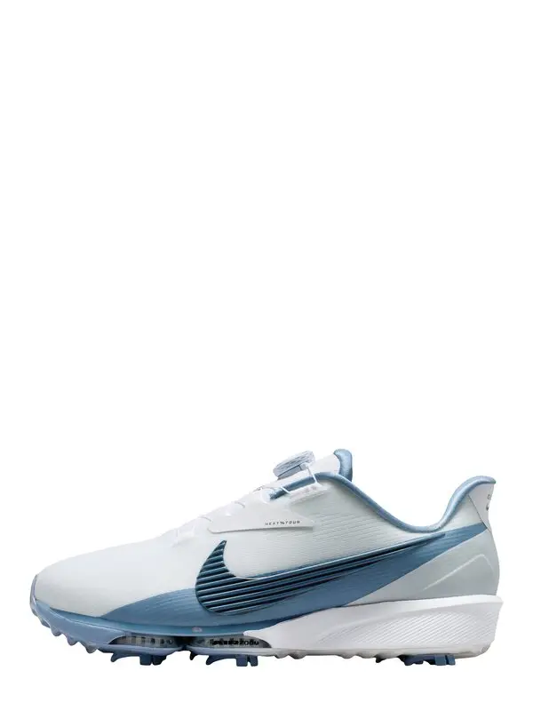 Nike Next% Tour Boa 3 Wide Golf Sneakers - White/work Blue/thunder Blue