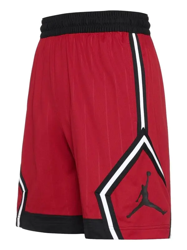 JORDAN Jumpman Diamond Basketball Shorts - Red