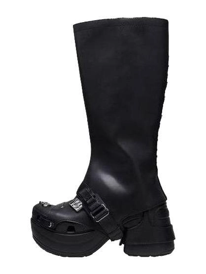 CROCS Feng Chen Wang X X Siren Clog "multi-wear" Boots - Black