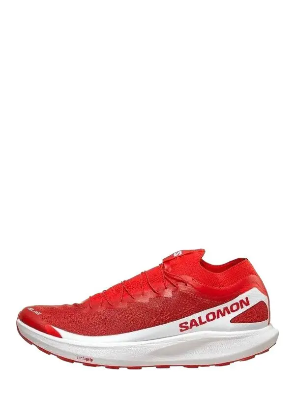 SALOMON S-lab Pulsar 2 Athletic Sneakers - Fiery Red/white