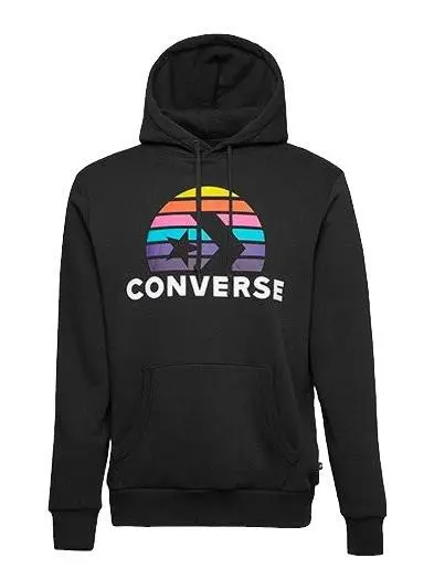 CONVERSE Planet Set Po Athleisure Casual Sports Printing Knit Hoodie - Default Color