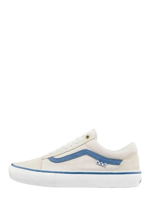 VANS Skate Old Skool 'raw Canvas Blue - White/blue