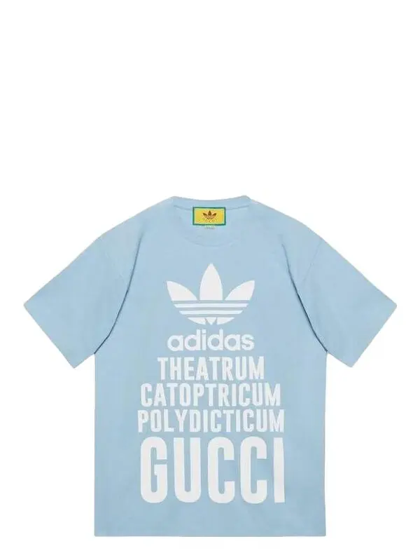 Gucci X Adidas Cotton T-shirt - Blue