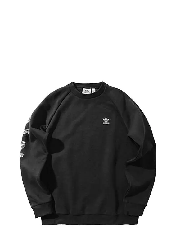 Adidas Originals Graphic Crewneck Pullover - Black