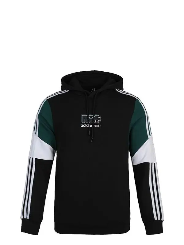 Adidas Neo Brlv Hdy 2 Colorblock Hoodie - Black