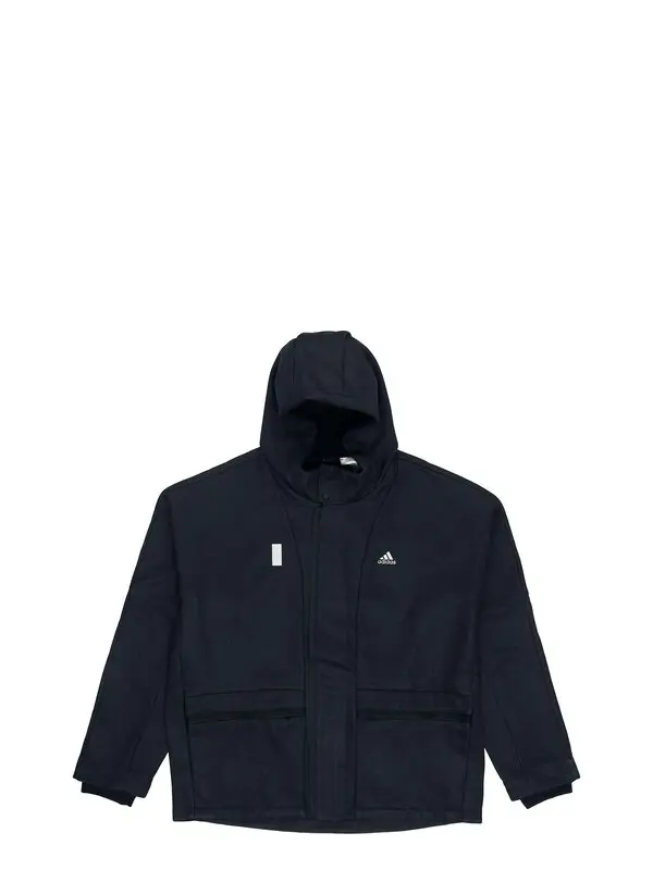 Adidas Wj Wv Bond Jkt Sports Hooded Logo Jacket - Default Color