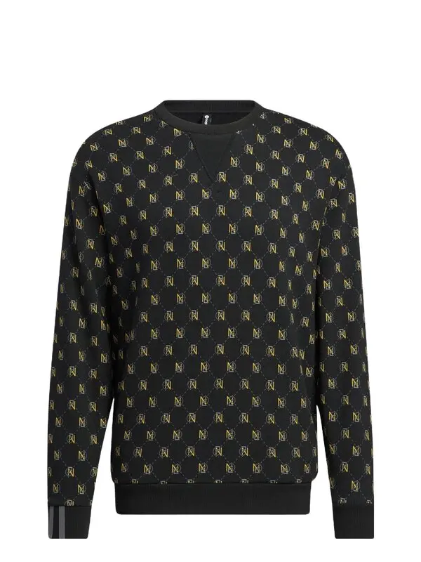 Adidas Monogram Crewneck Sweatshirt - Black
