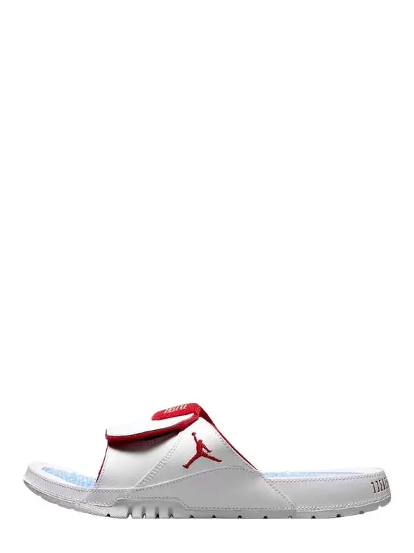 JORDAN Air Hydro 11 Retro Slides - White/varsity Red/varsity Red