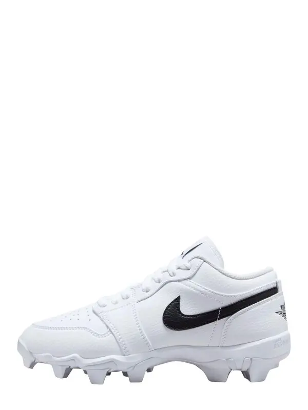 JORDAN 1 Low Cleat - White/black/black