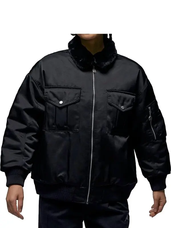JORDAN Air Renegade Bomber Jacket - Black