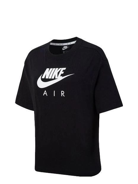 Nike Logo Loose Knit Short Sleeve T-shirt - Black