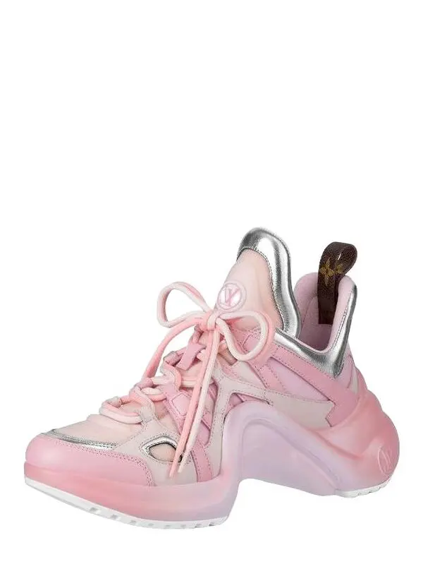 LOUIS VUITTON Archlight 1.0 Sneakers - Pink/silver/brown