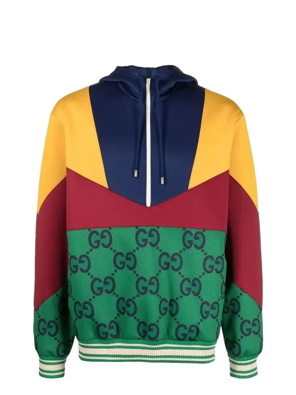 Gucci Paneled Gg Anorak - Multi