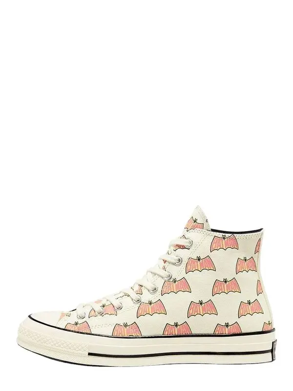 CONVERSE Chuck 70 Hi Batman 80th Anniversary Sneakers - White/orange