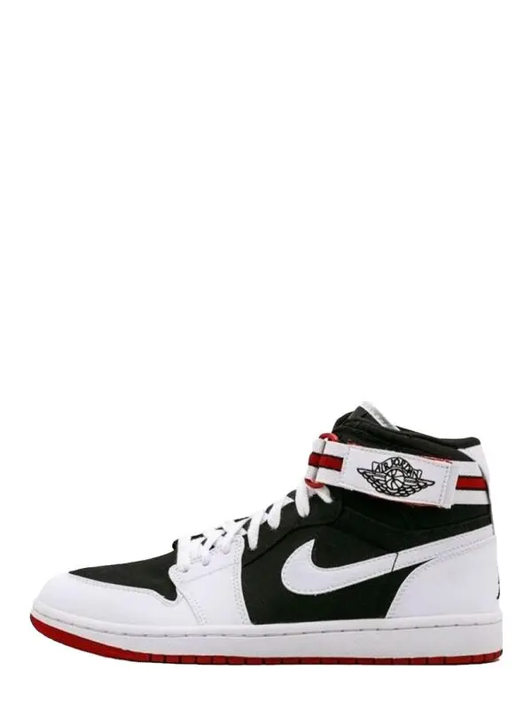 JORDAN 1 High Strap Sneakers - White/black/red