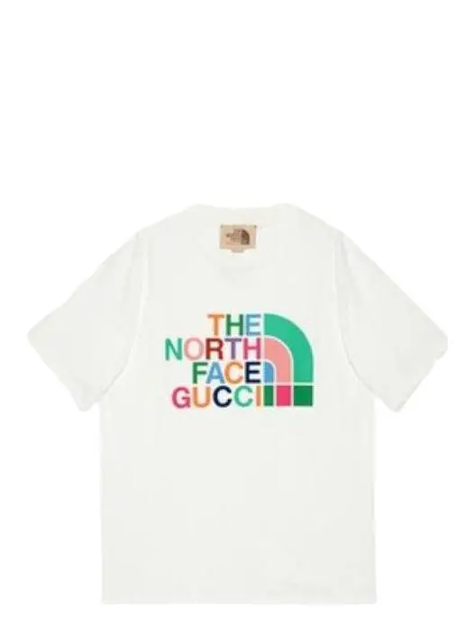 Gucci X The North Face T-shirt 'ivory - Ivory/multi-color