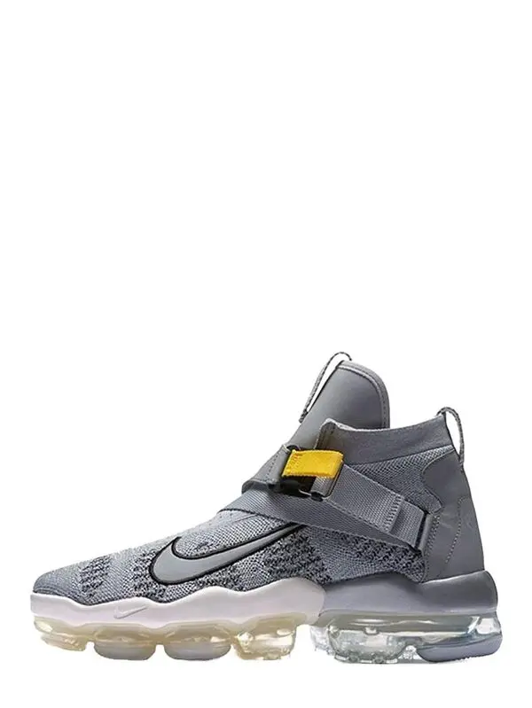 Nike Vapormax Premier Flyknit High Top Sneakers - Wolf Grey/black