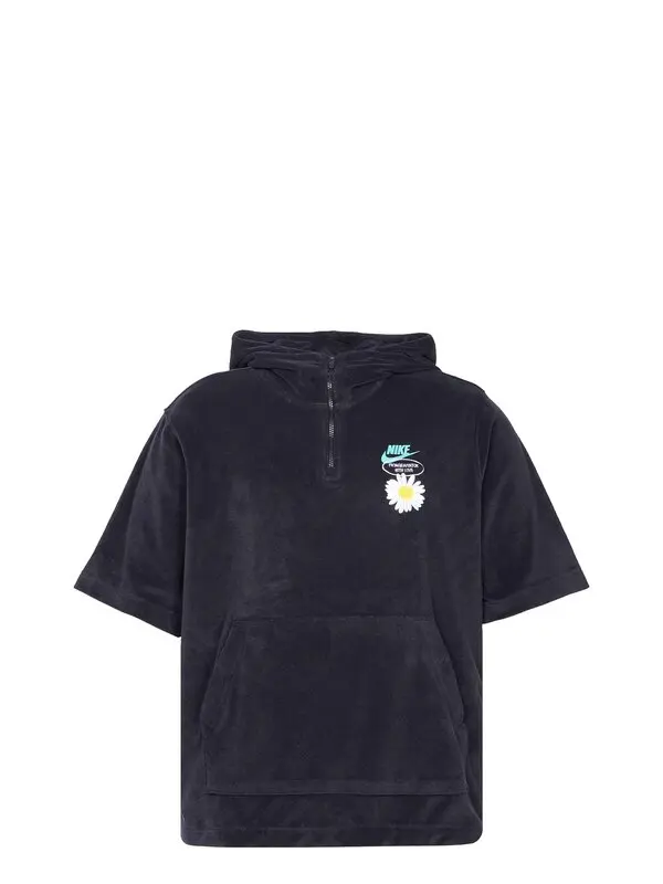 Nike Embroidered Daisy Logo Short Sleeve Hoodie - Multi-color