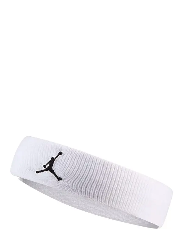 JORDAN Dri-fit Jumpman Logo Headband - White