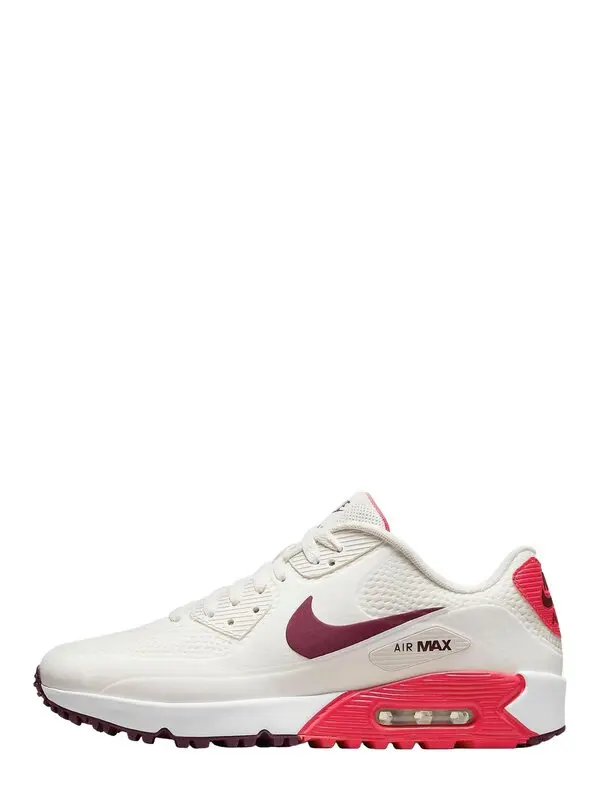 Nike Max 90 Golf Sneakers - Creamwhite/red