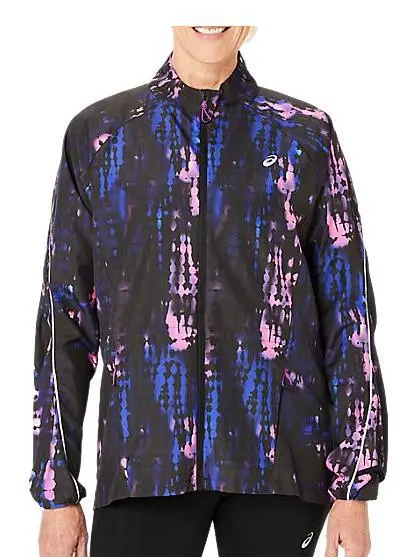 Asics Road Lite-show Jacket - Black/purple