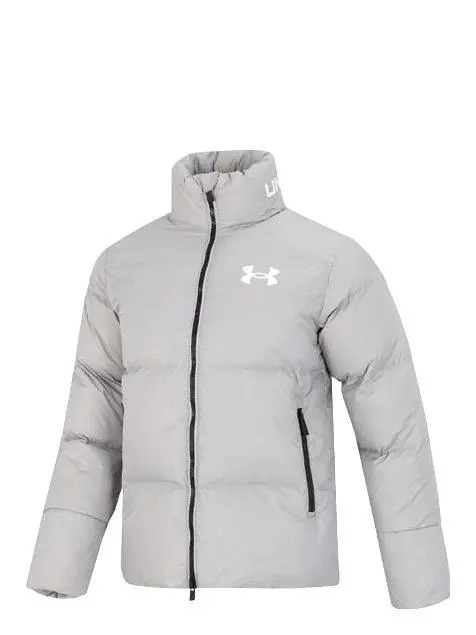 Under Armour Logo Puffer Jacket - Light Grey