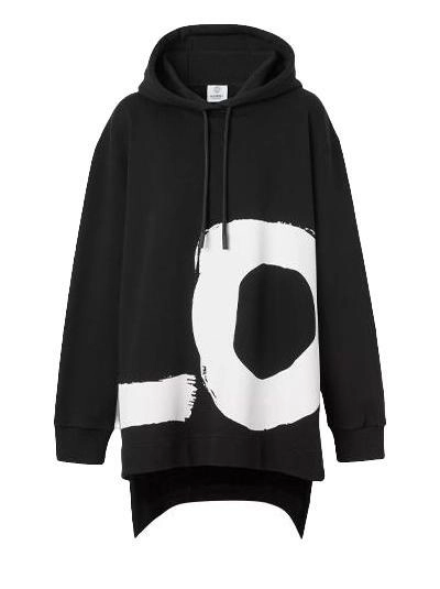 Burberry Love Long Sleeve Hoodie - Black