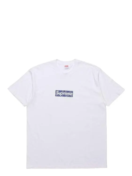 Supreme Fw19 Week 17 Bandana Box Logo Tee - White