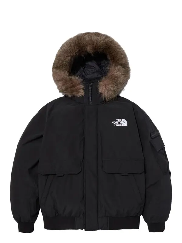 The North Face Logo Polar Air Down Bomber Jacket - Black