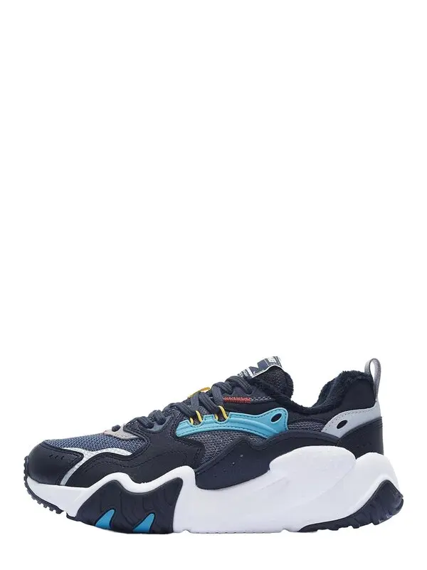 LI-NING X-claw Lite Wntr Lace Up Sneakers - Black/grey/blue
