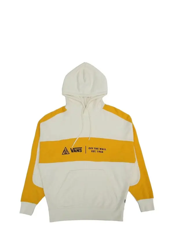 VANS Colorblocked Pullover Hoodie - White/yellow