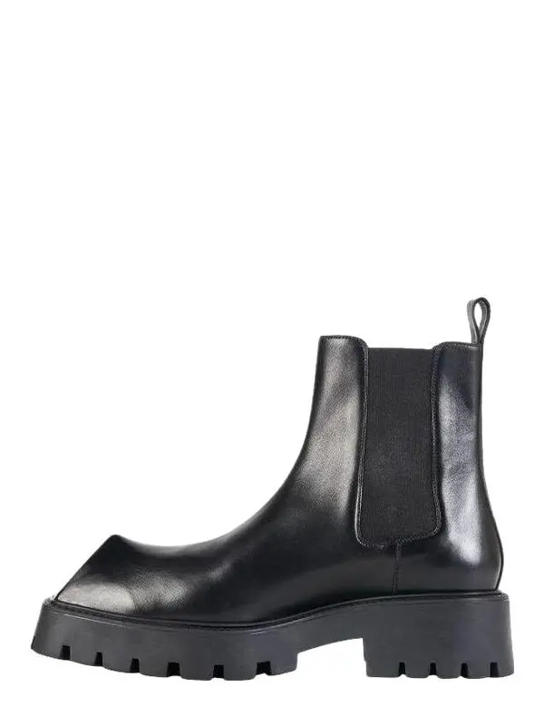 Balenciaga Rhino 20mm Boots In Smooth Calfskin - Black