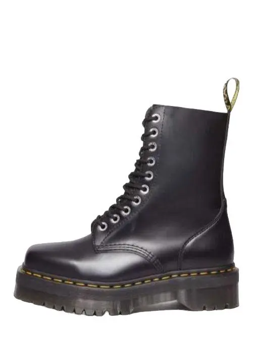 Dr. Martens 1490 Quad Leather Lace Up Boots - Black