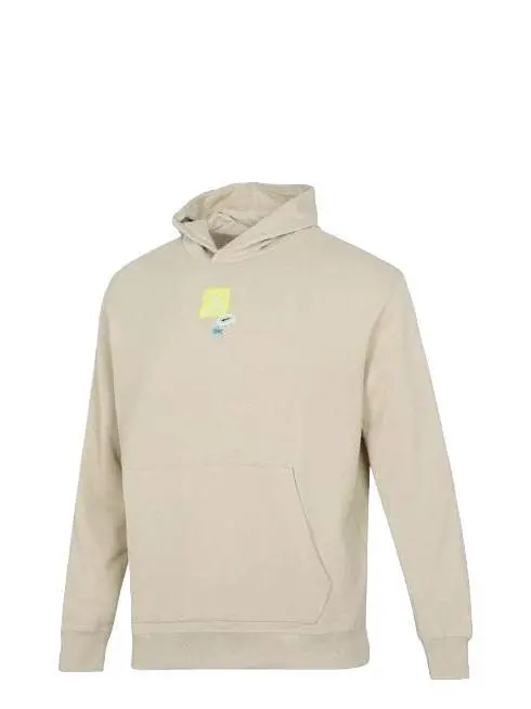 PUMA Oversized Graphic Logo Hoodie - Beige