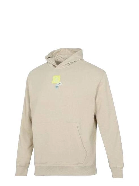 PUMA Oversized Graphic Logo Hoodie - Beige