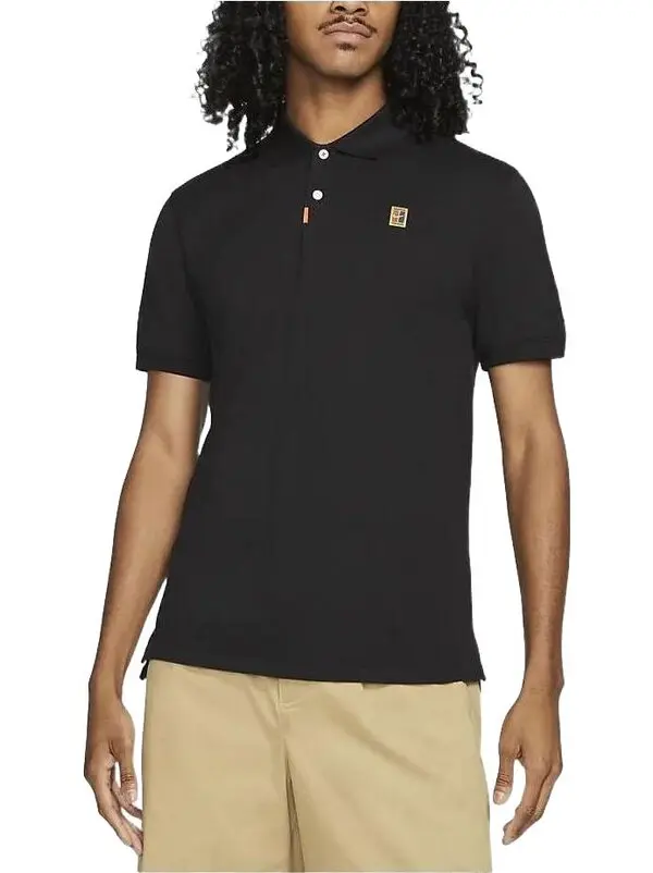 Nike Slim-fit Polo Shirt - Black