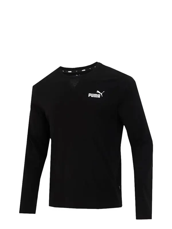 PUMA Long Sleeve Crewneck T-shirt - Black