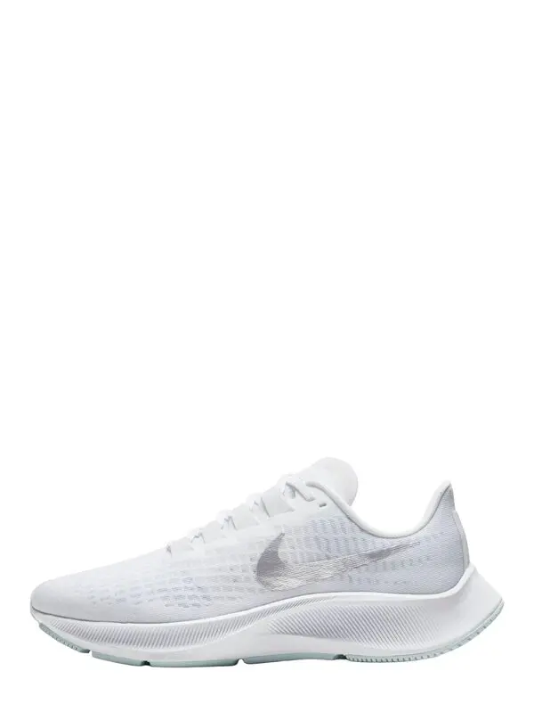 Nike Zoom Pegasus 37 Athletic Sneakers - White/silver