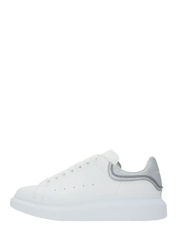 Alexander McQueen Oversized Low-top Sneakers - White/silver