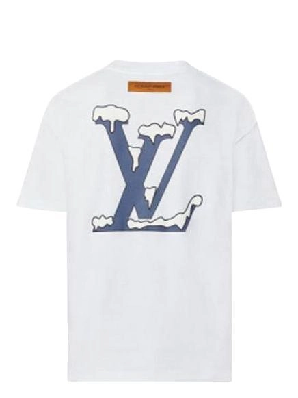 LOUIS VUITTON Ss22 Logo Alphabet Printing Short Sleeve - White