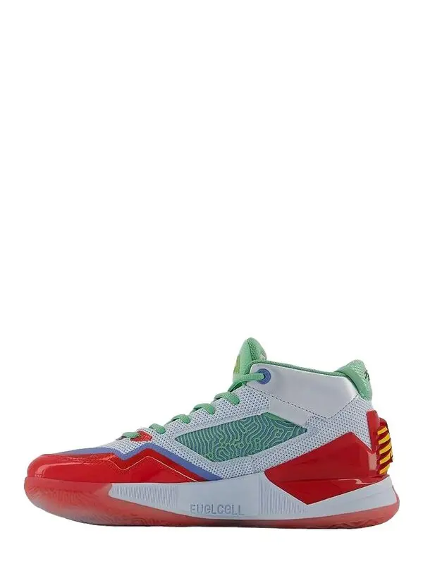 NEW BALANCE Kawhi "pastel" Athletic Sneakers - Red/gray/green