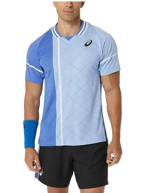 Asics Match Actibreeze Short Sleeve Top - Sapphire