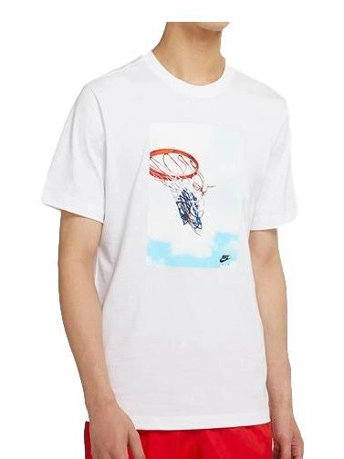 Nike Pattern Printing Short Sleeve T-shirt - White