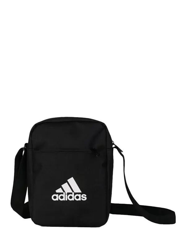 Adidas Classic All-match Multifunction Pocket Crossbody Shoulder Bag - Black