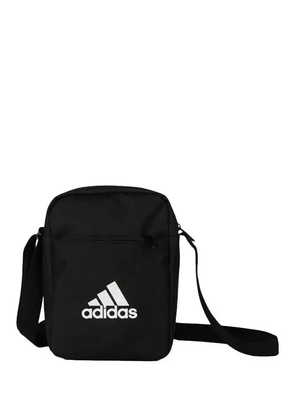Adidas Classic All-match Multifunction Pocket Crossbody Shoulder Bag - Black